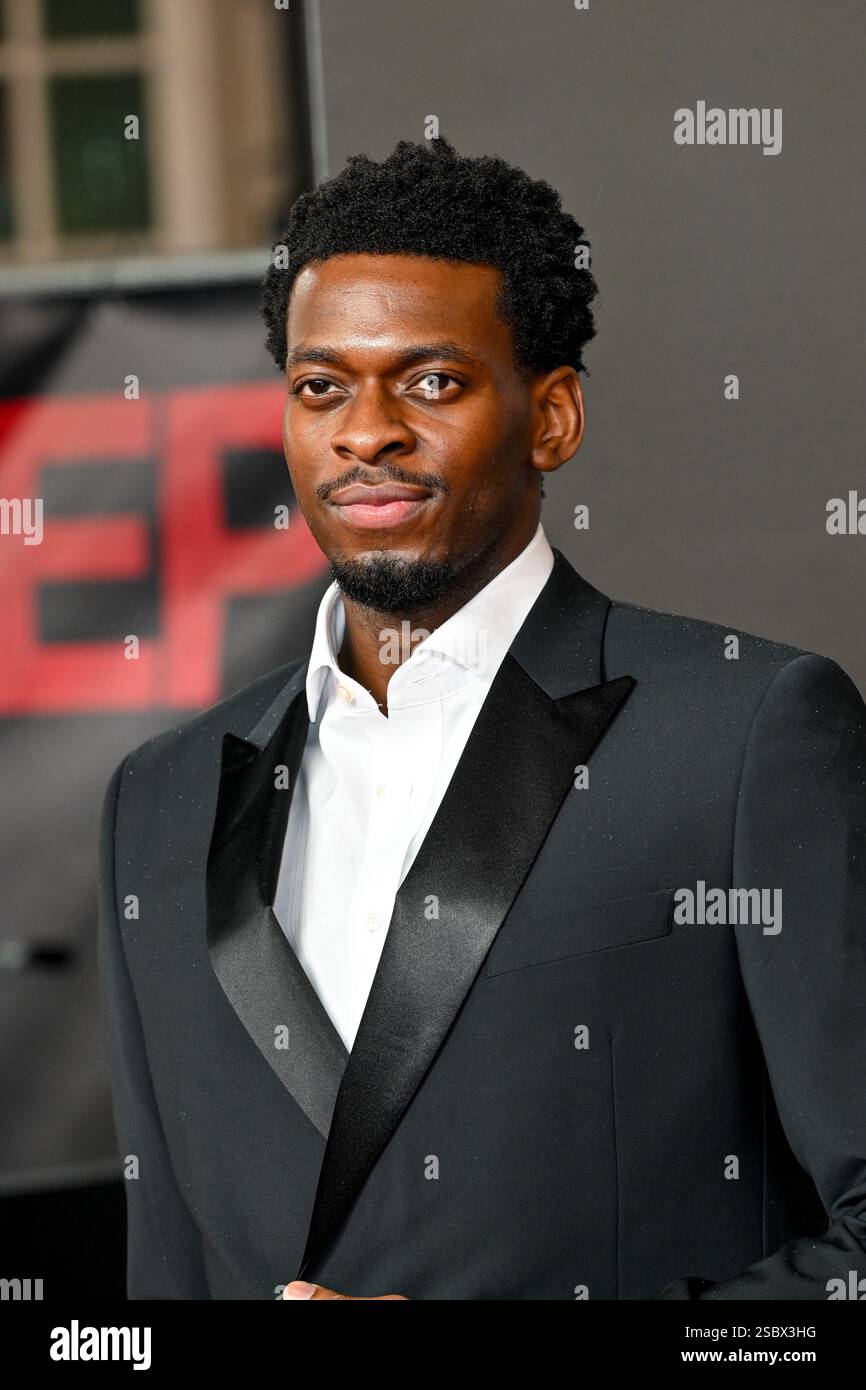London, UK. 04th Feb, 2025. Daniel Adeosun attends the UK Premiere of ...