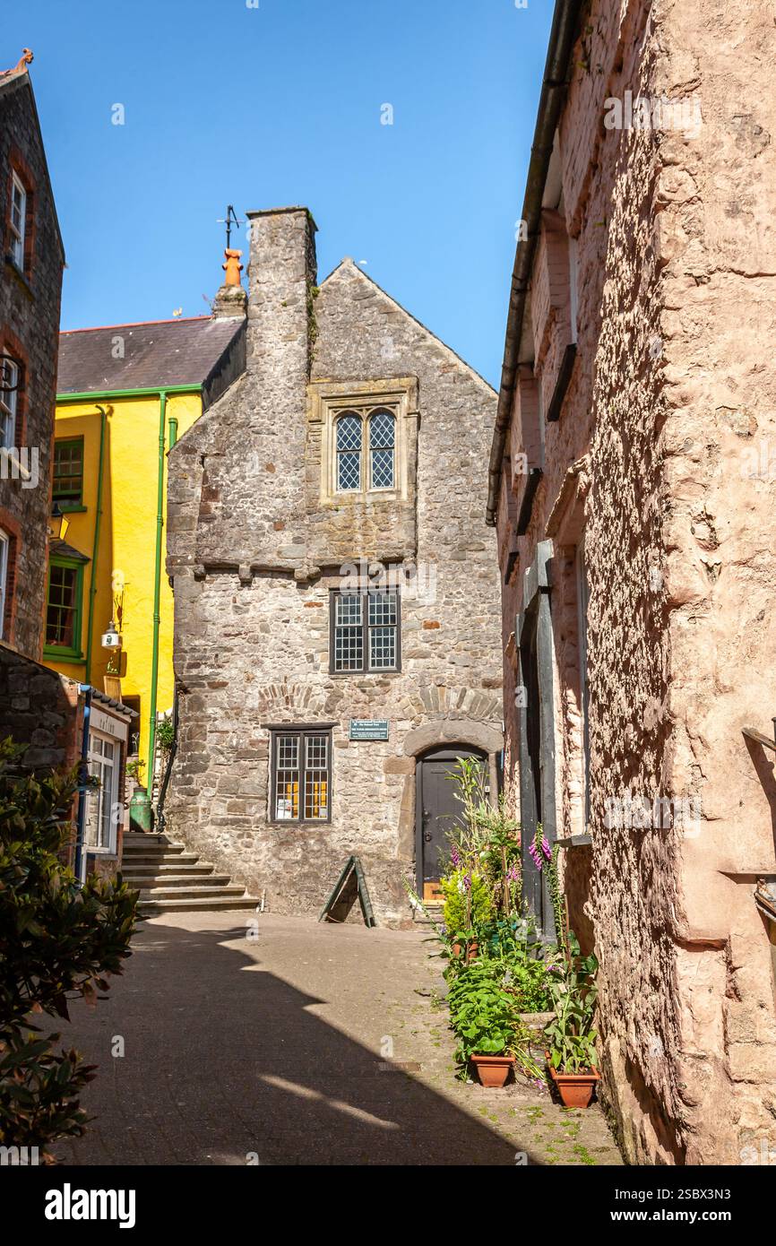 The Tudor Merchant House, Tenby, Pembrokeshire, Wales, UK Stock Photo ...