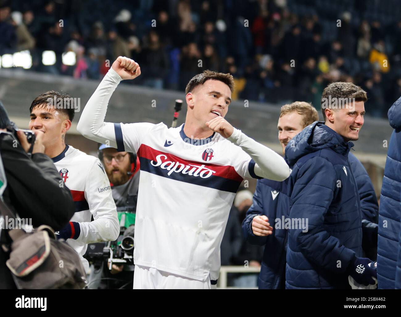 San Siro, Milan, Italy. 04th Feb, 2025. Nikola Moro of Bologna FC ...