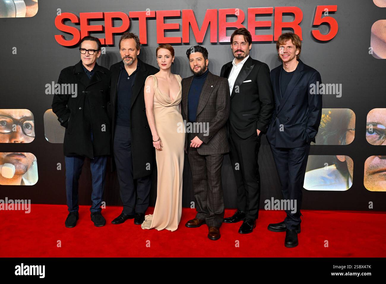 London, UK. 04th Feb, 2025. (L to R) Ben Chaplin, Peter Sarsgaard ...