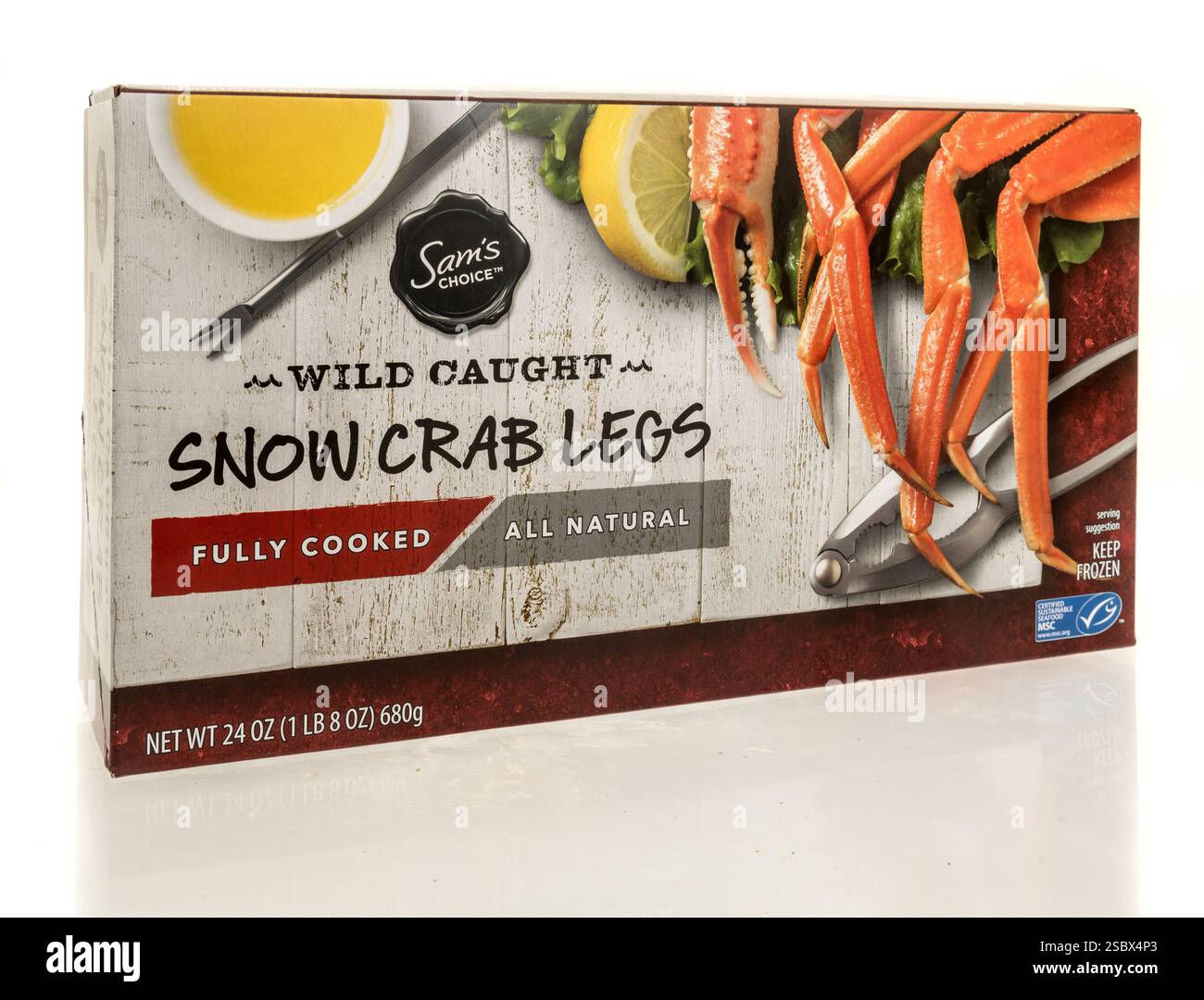 Winneconne, WI - 26 January 2025: A package of Sams Choice wild caught ...