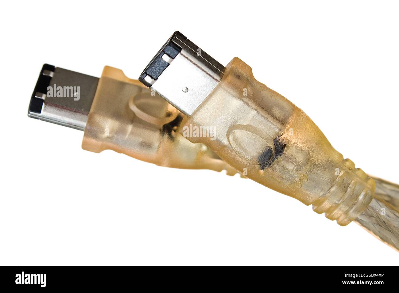 Wires for electronic compounds isolated on white background Stock Photo ...