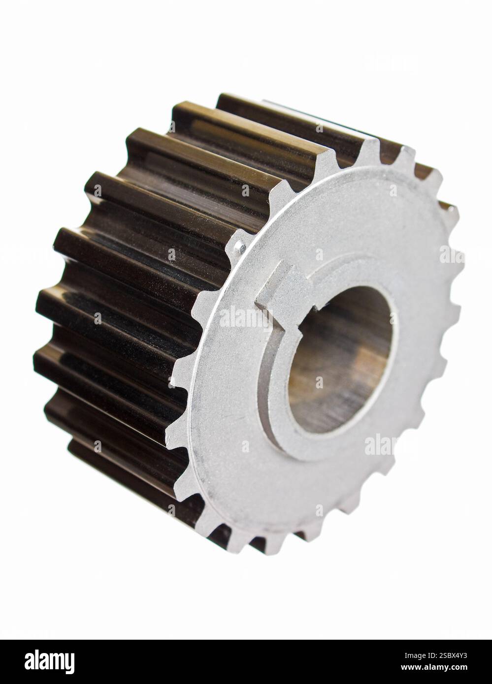 gears of mechanisms isolated on a white background Stock Photo - Alamy