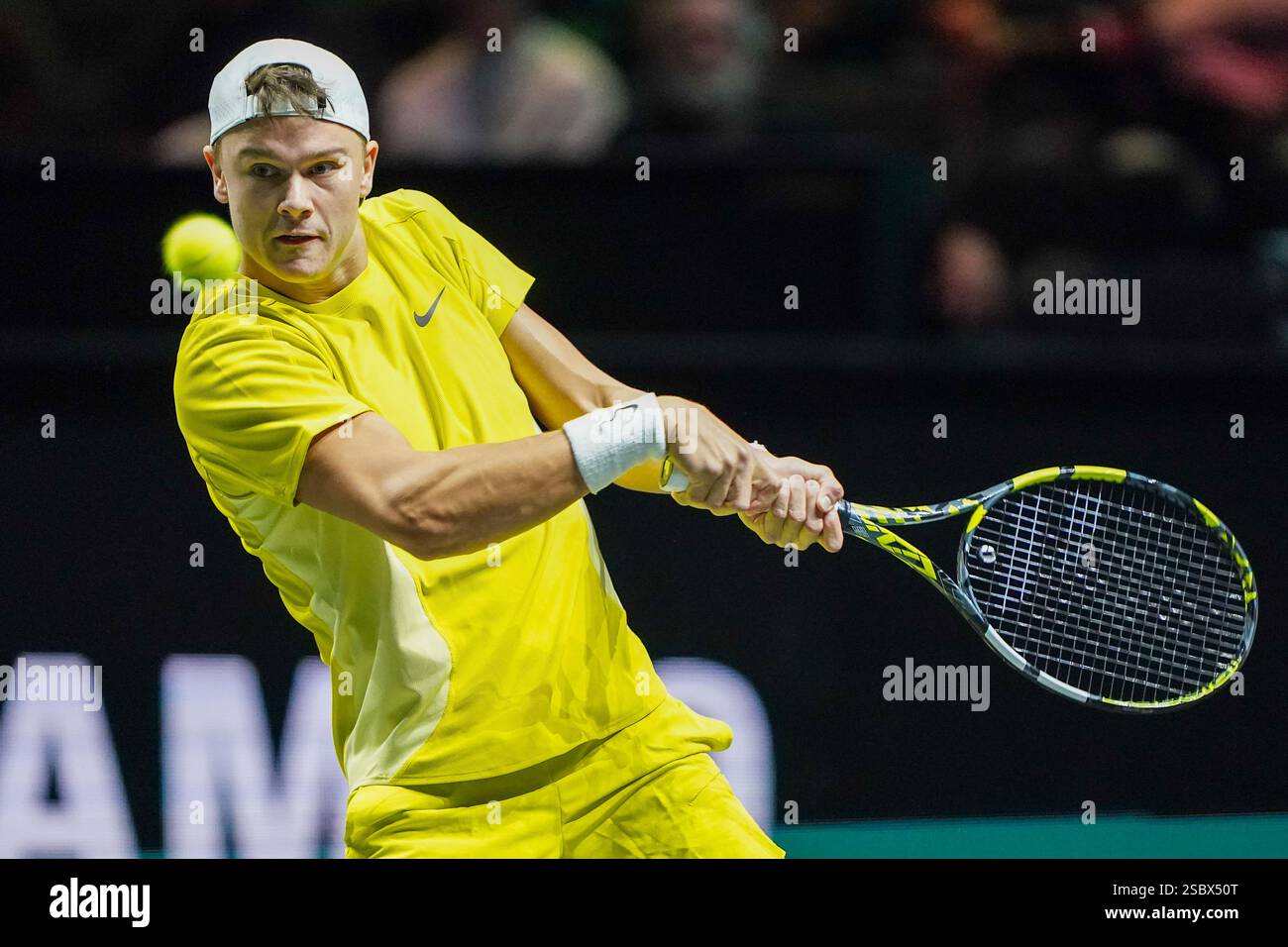 Rotterdam, Netherlands. 04th Feb, 2025. ROTTERDAM, NETHERLANDS - FEBRUARY 4: Holger Rune of ...