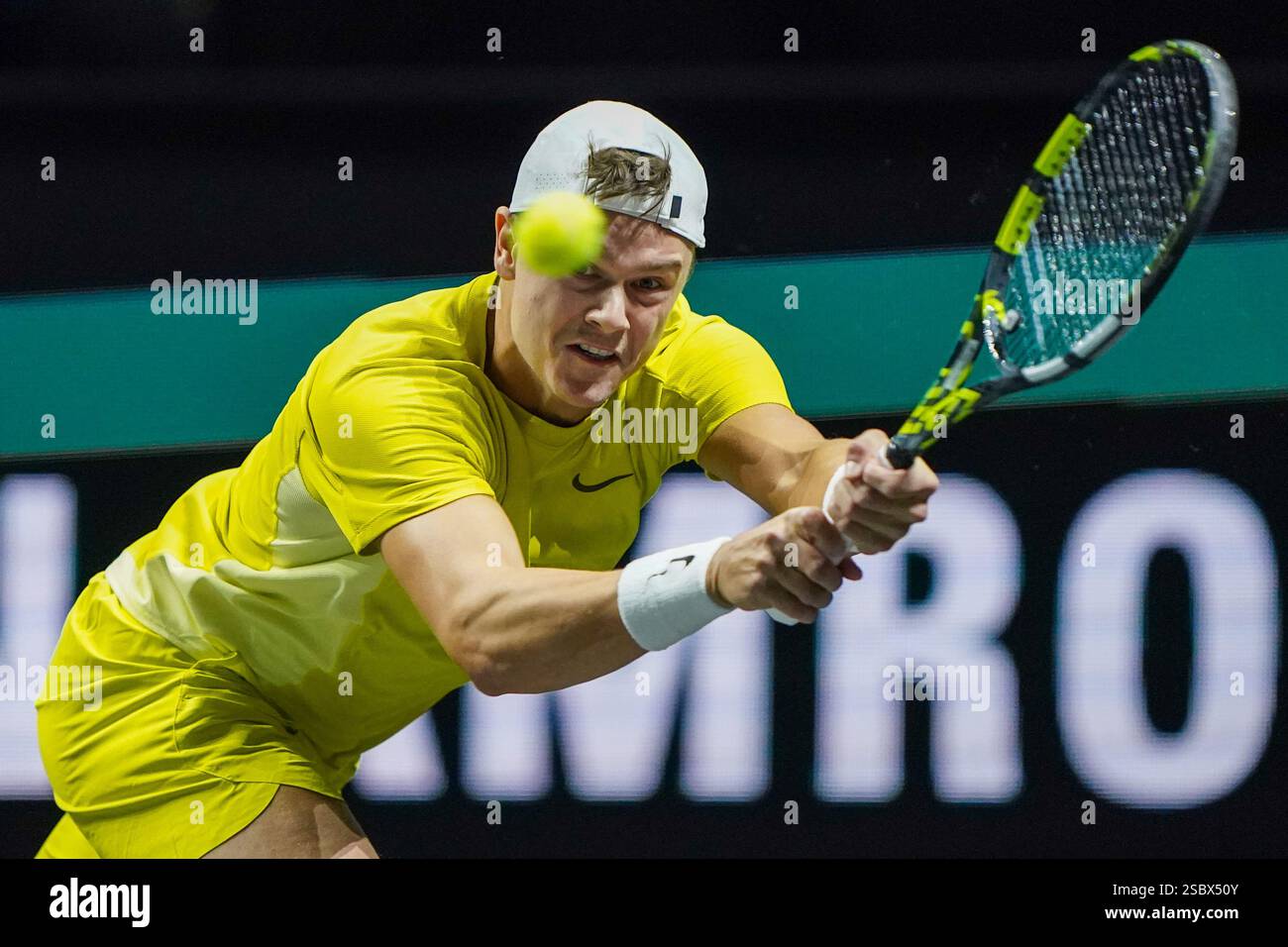 Rotterdam, Netherlands. 04th Feb, 2025. ROTTERDAM, NETHERLANDS - FEBRUARY 4: Holger Rune of ...