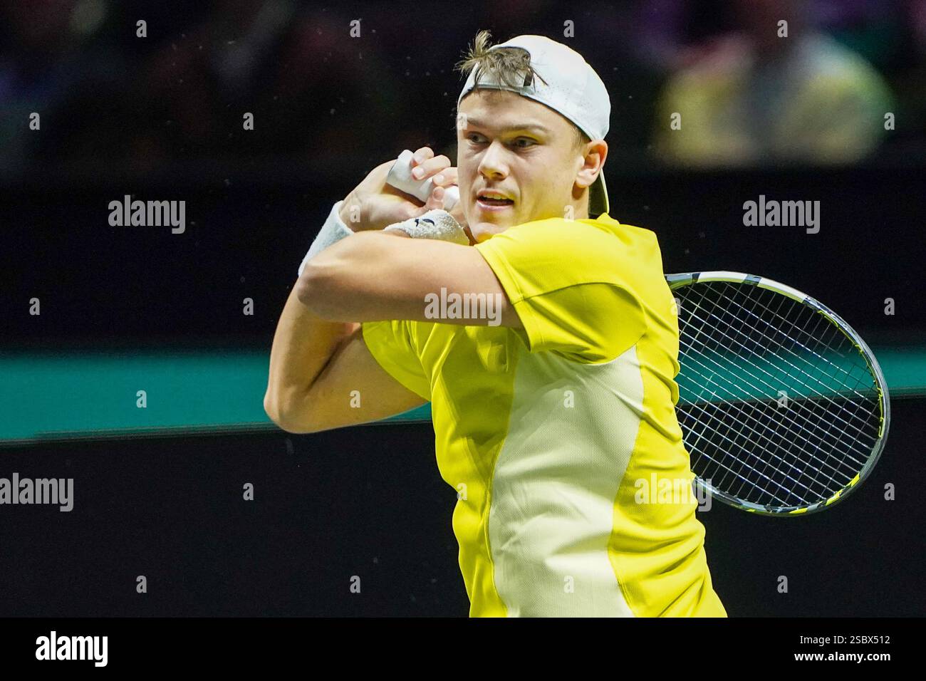 Rotterdam, Netherlands. 04th Feb, 2025. ROTTERDAM, NETHERLANDS - FEBRUARY 4: Holger Rune of ...