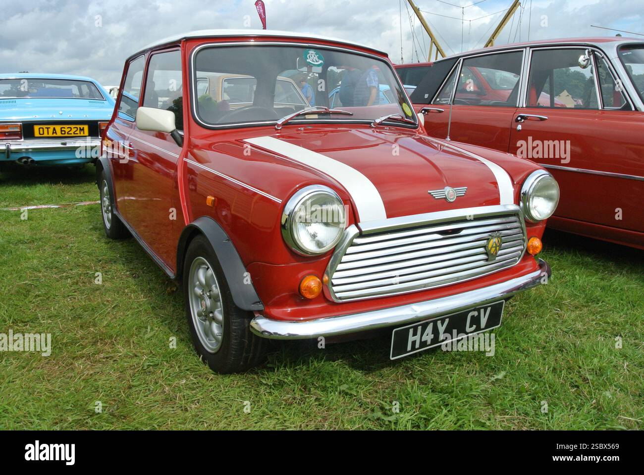 A 1991 Rover Mini Cooper parked on display at the 49th Historic Vehicle ...