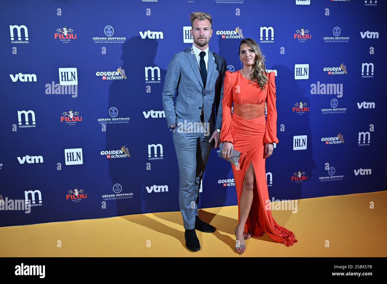 Middelkerke, Belgium. 04th Feb, 2025. Ruben Van Gucht and Ine Beyen ...