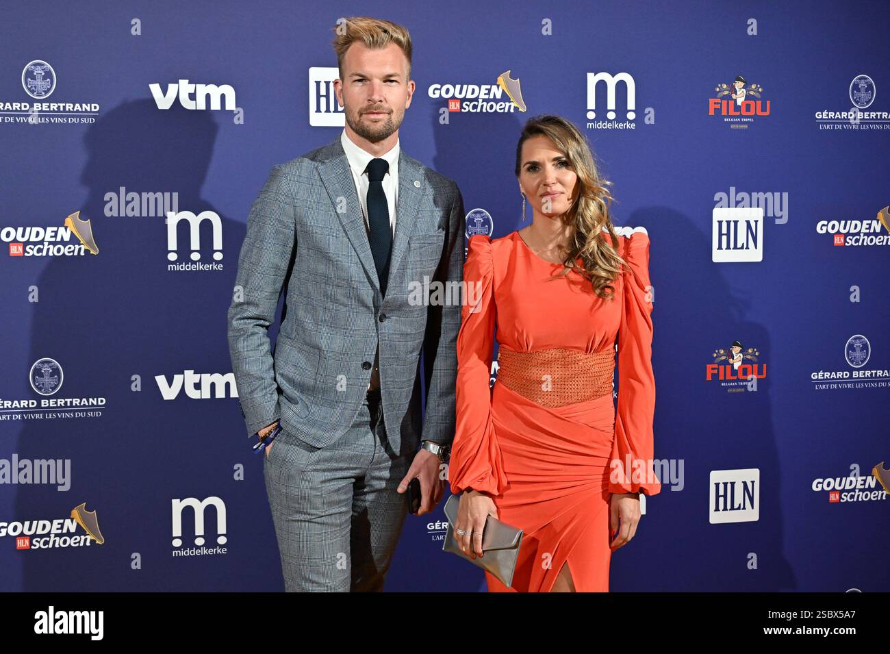Middelkerke, Belgium. 04th Feb, 2025. Ruben Van Gucht and Ine Beyen ...