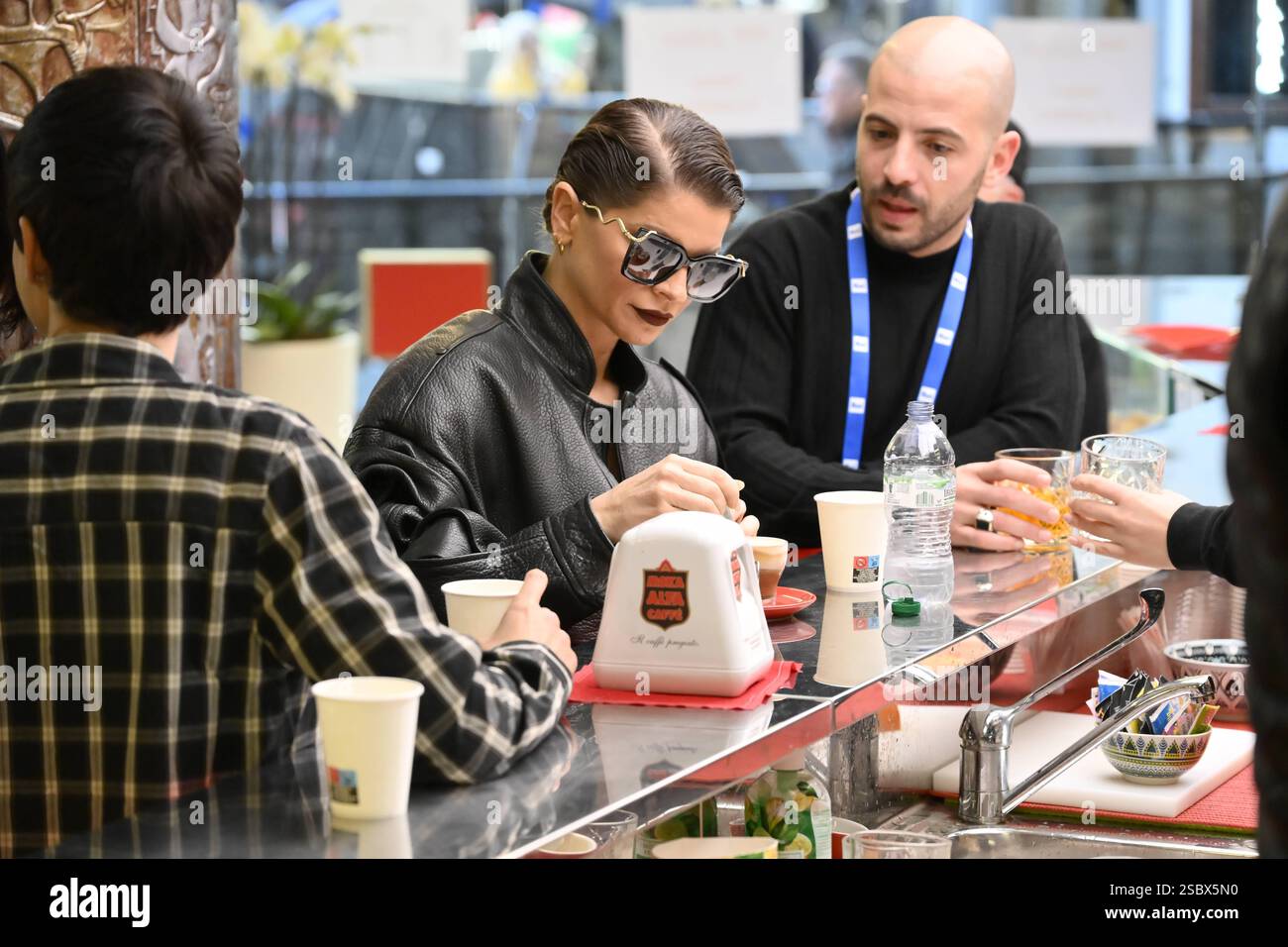 Sanremo, Italy. 04th Feb, 2025. Sanremo: Ariston Theatre. 75th Italian ...