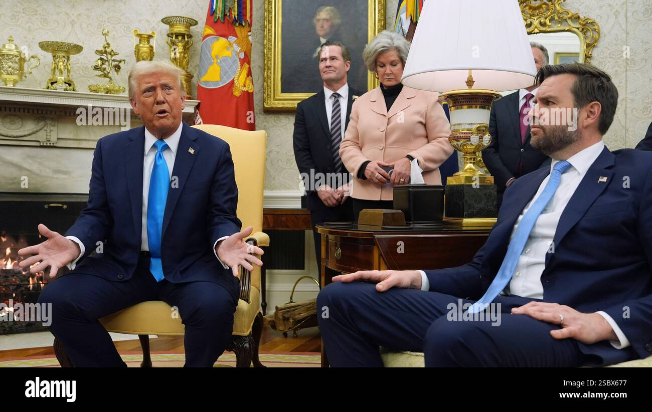 President Donald Trump meets with Israel's Prime Minister Benjamin ...