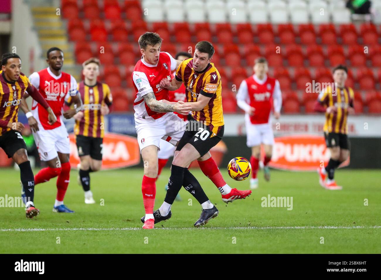 AESSEAL New York Stadium, Rotherham, England - 4th February 2025 Jordan ...