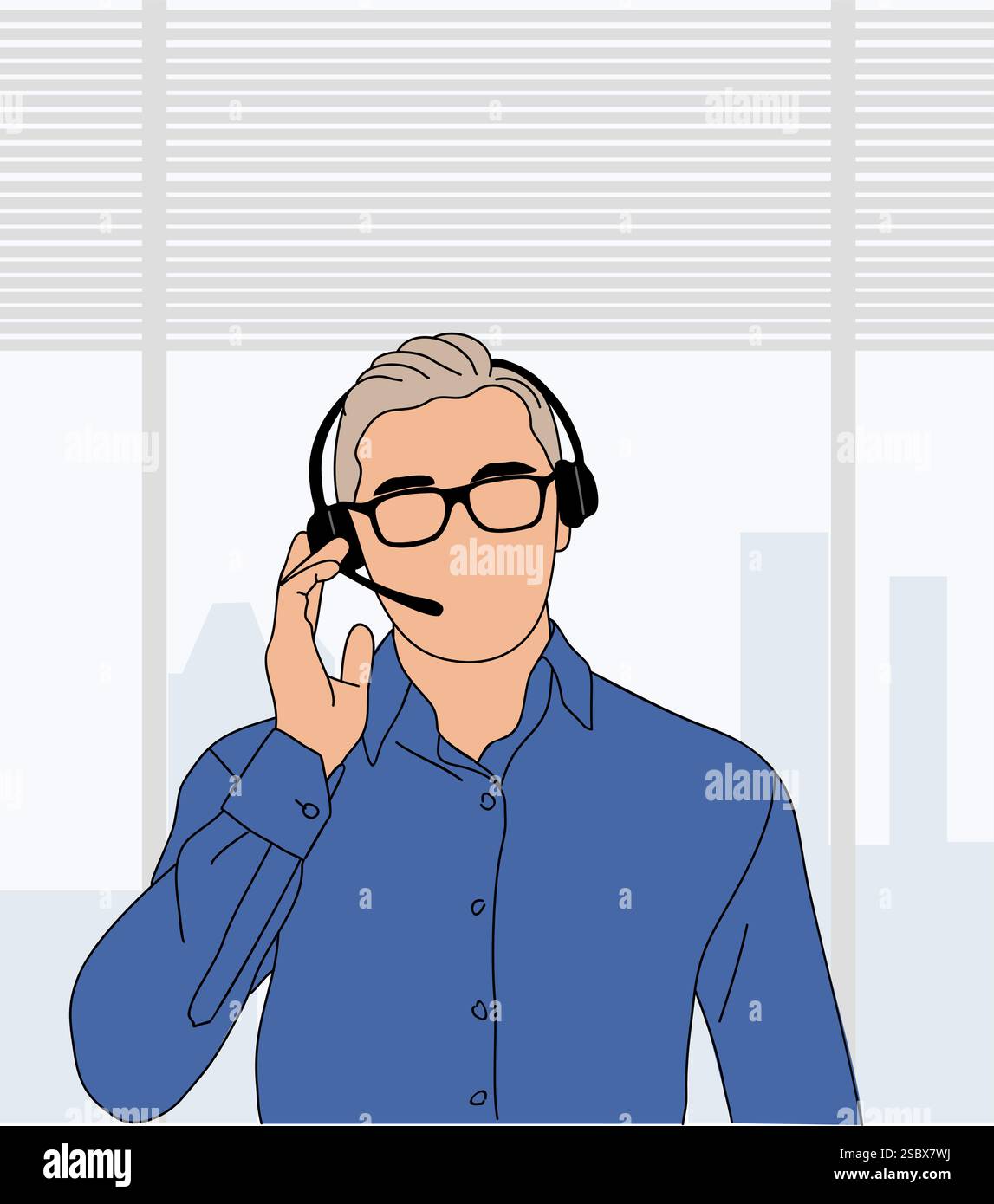 Agent executive Stock Vector Images - Alamy