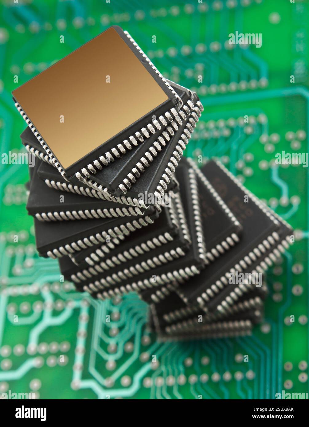 chip on the board computer Stock Photo - Alamy