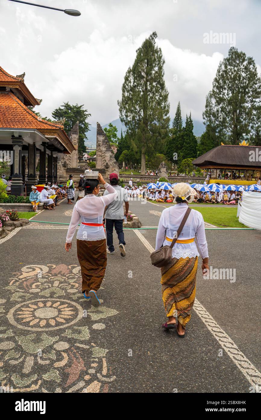 Bali, Indonesia - November 29, 2023: Sacred gathering at a Balinese ...