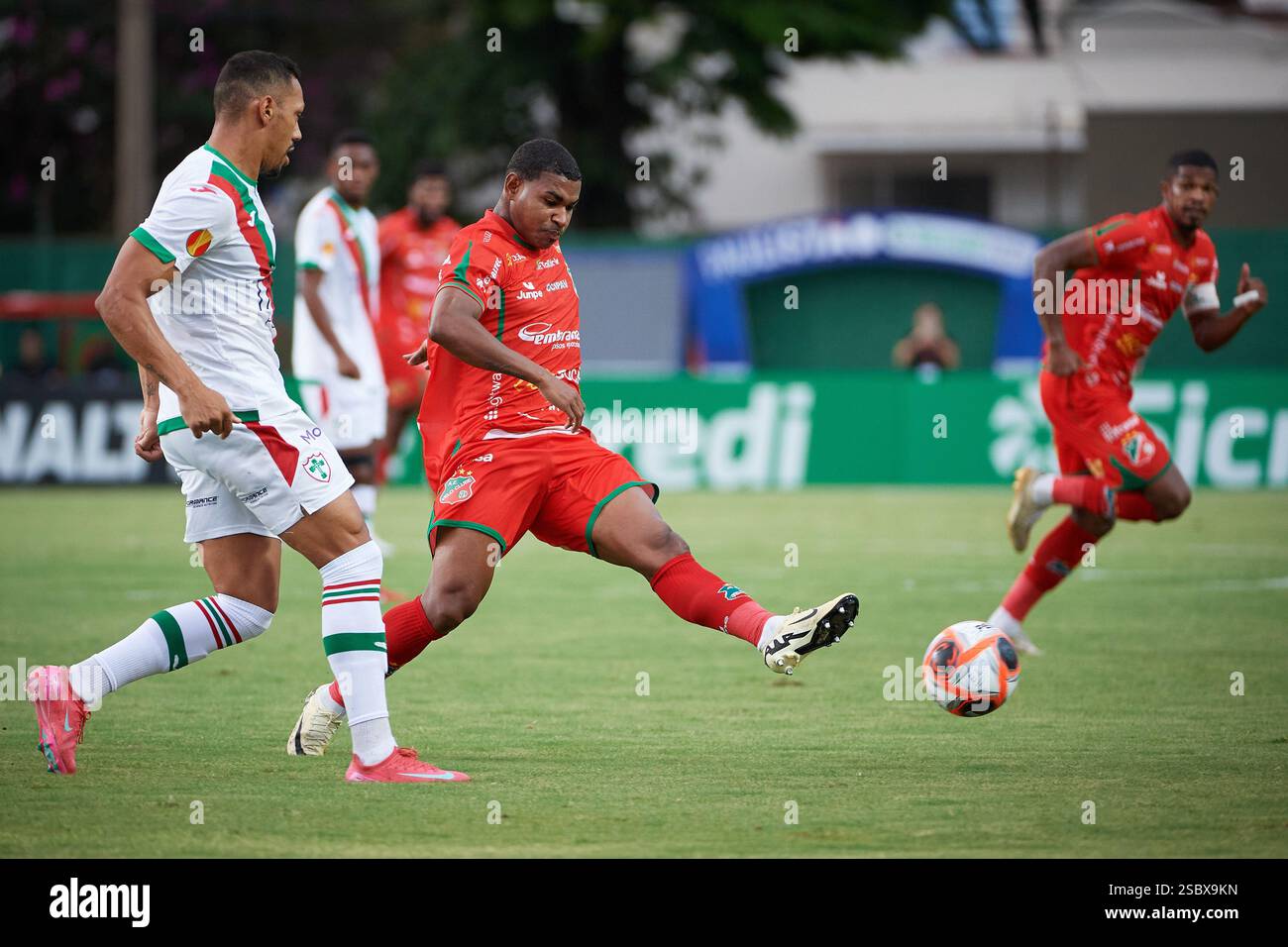 Rio Claro, Brazil. 04th Feb, 2025. Jefferson Nem (center) of Velo Clube ...