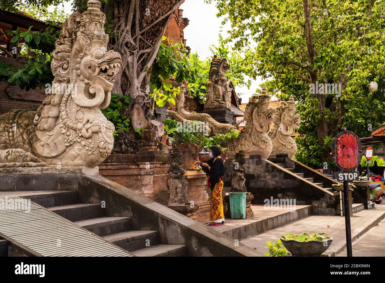 Bali, Indonesia - November 29, 2023: Traditional Balinese temple ...