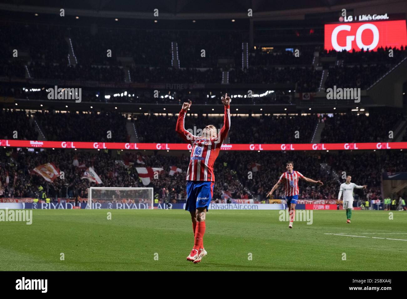 MADRID,SPAIN - 5 February: Angel Correa of Atletico de Madrid ...