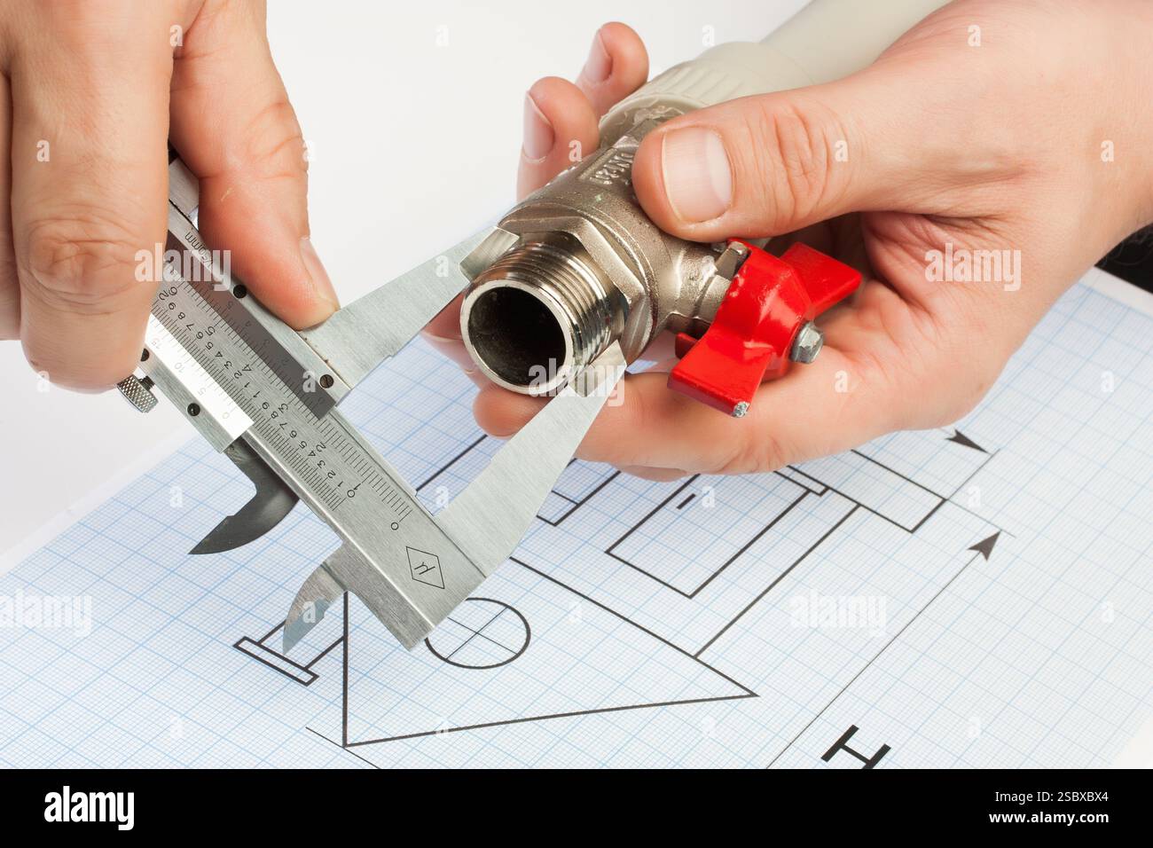 Plumbing fixtures and piping parts Stock Photo - Alamy
