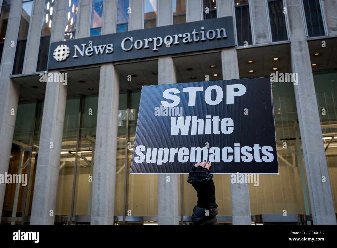 USA. 04th Feb, 2025. Members and allies of the activist groups Truth ...