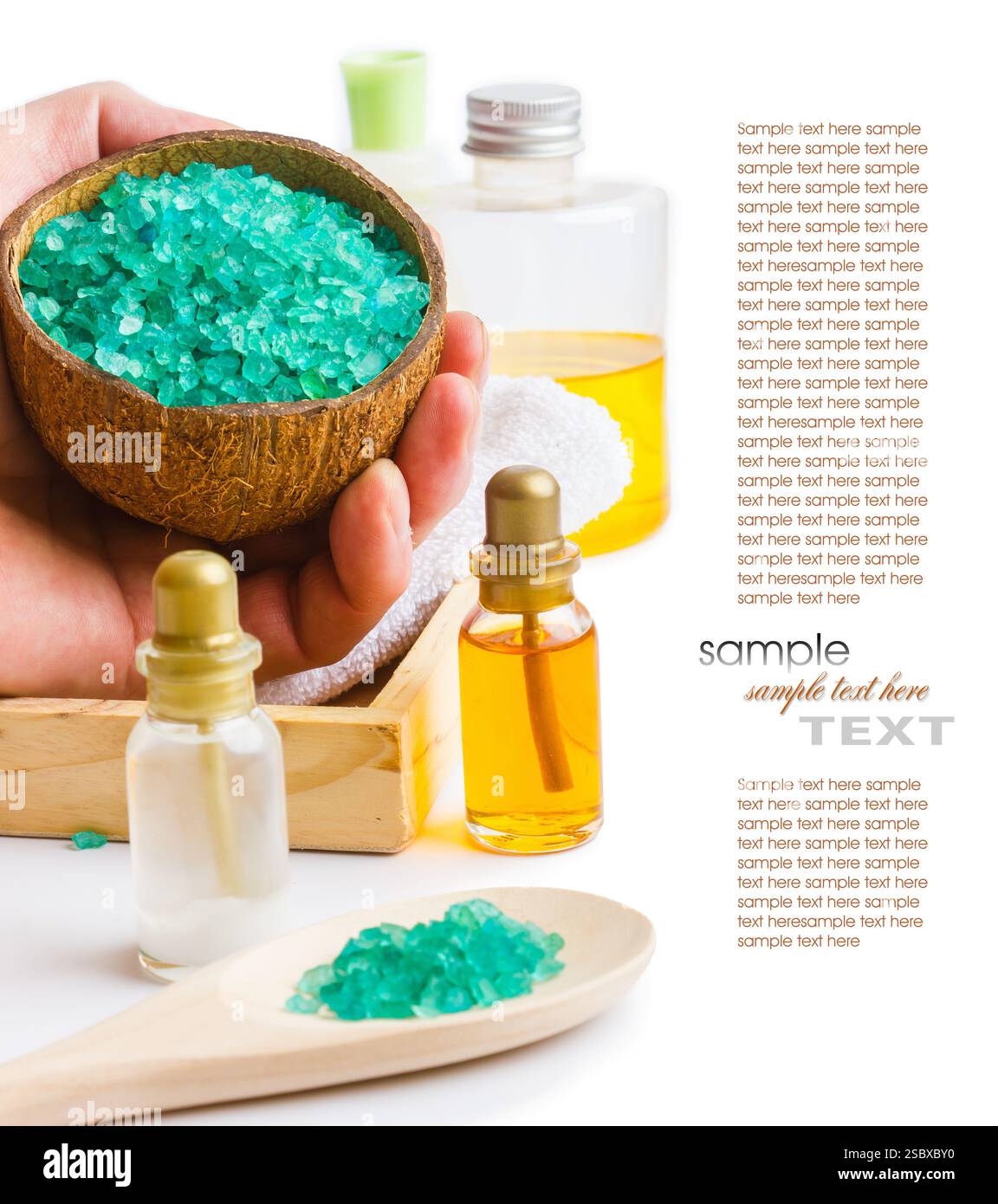 spa treatments and personal hygiene products Stock Photo - Alamy
