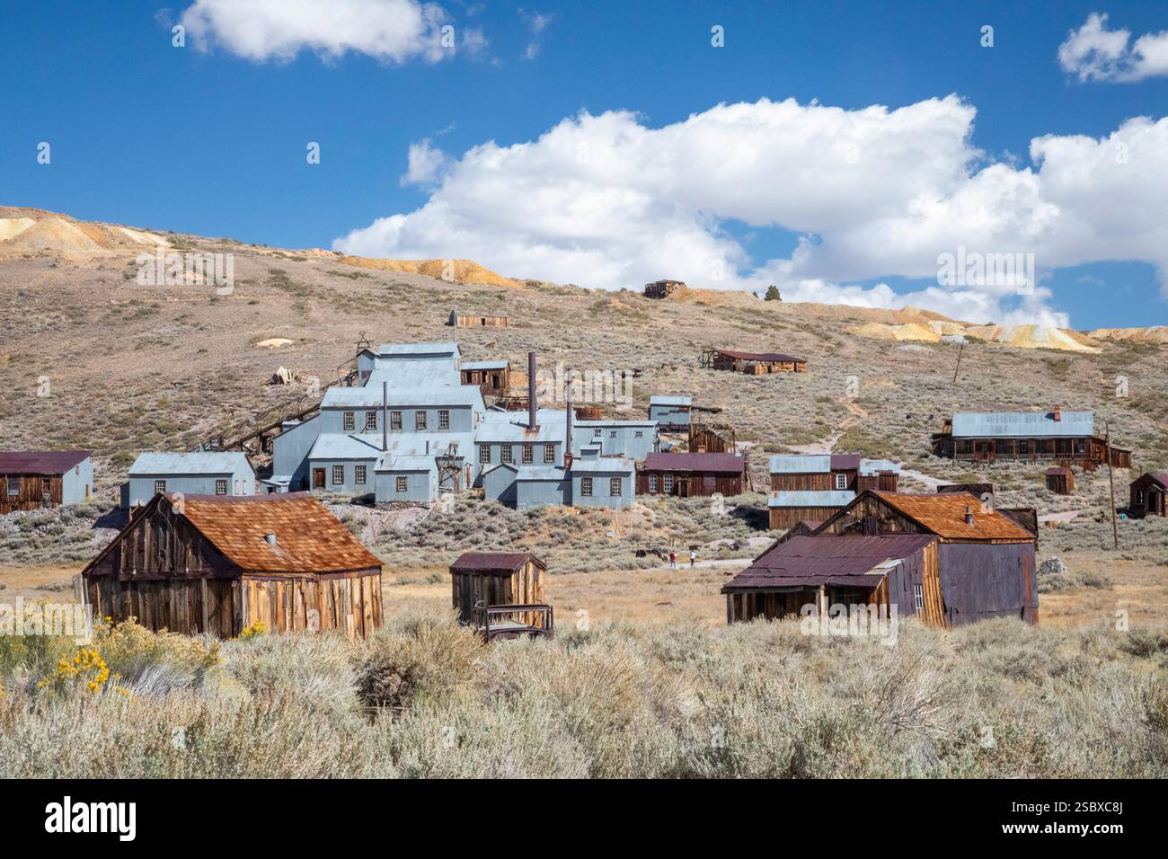 Bodie, California - The mill operated by the Standard Mining Company at ...