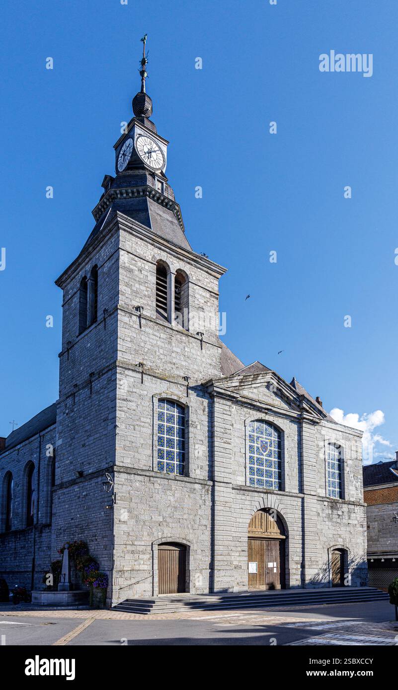 Saint Hilaire church, Givet, France Stock Photo - Alamy