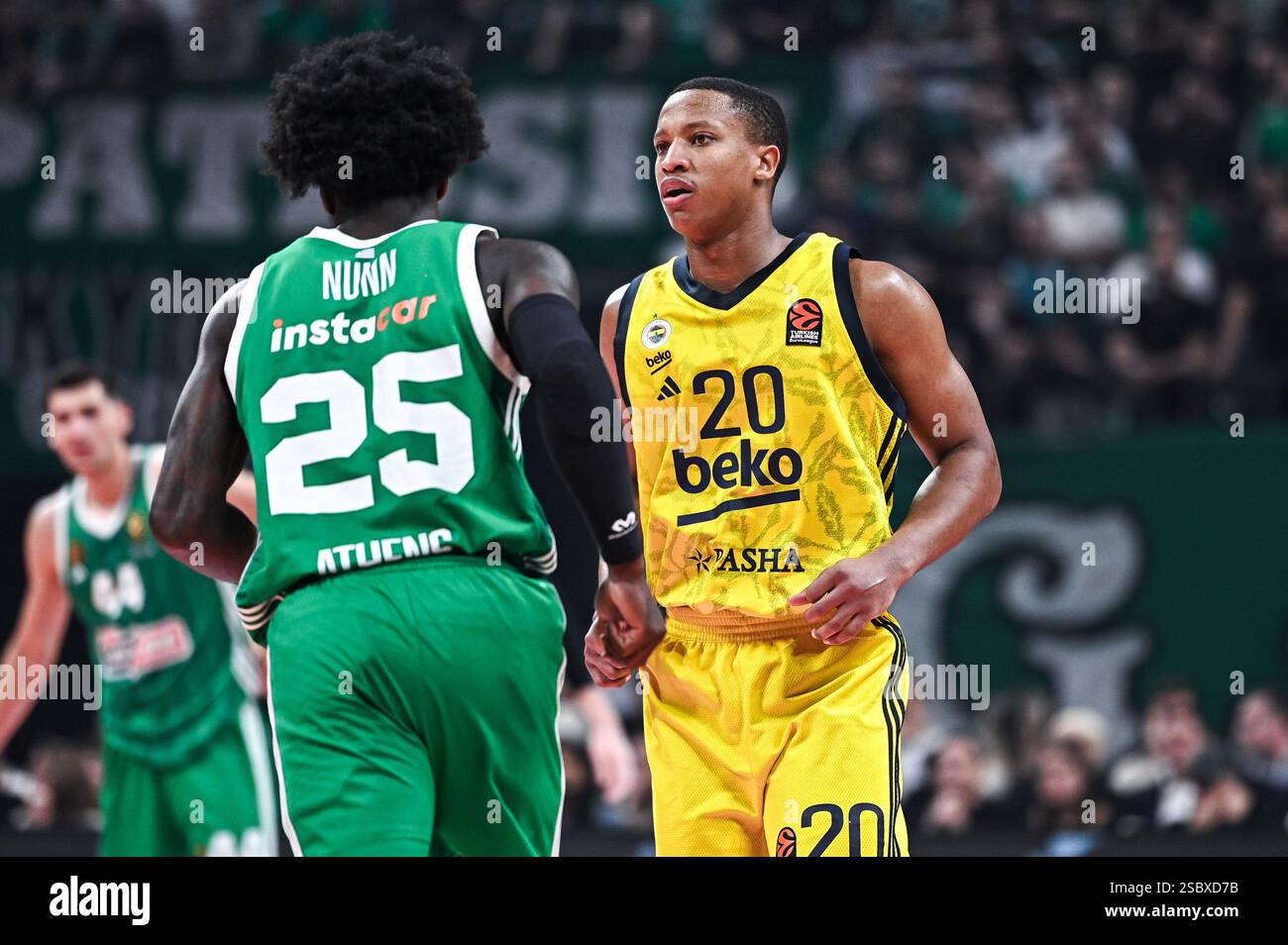 Athens, Greece. 04th Feb, 2025. 20 Devon Hall of Fenerbahce Beko with ...