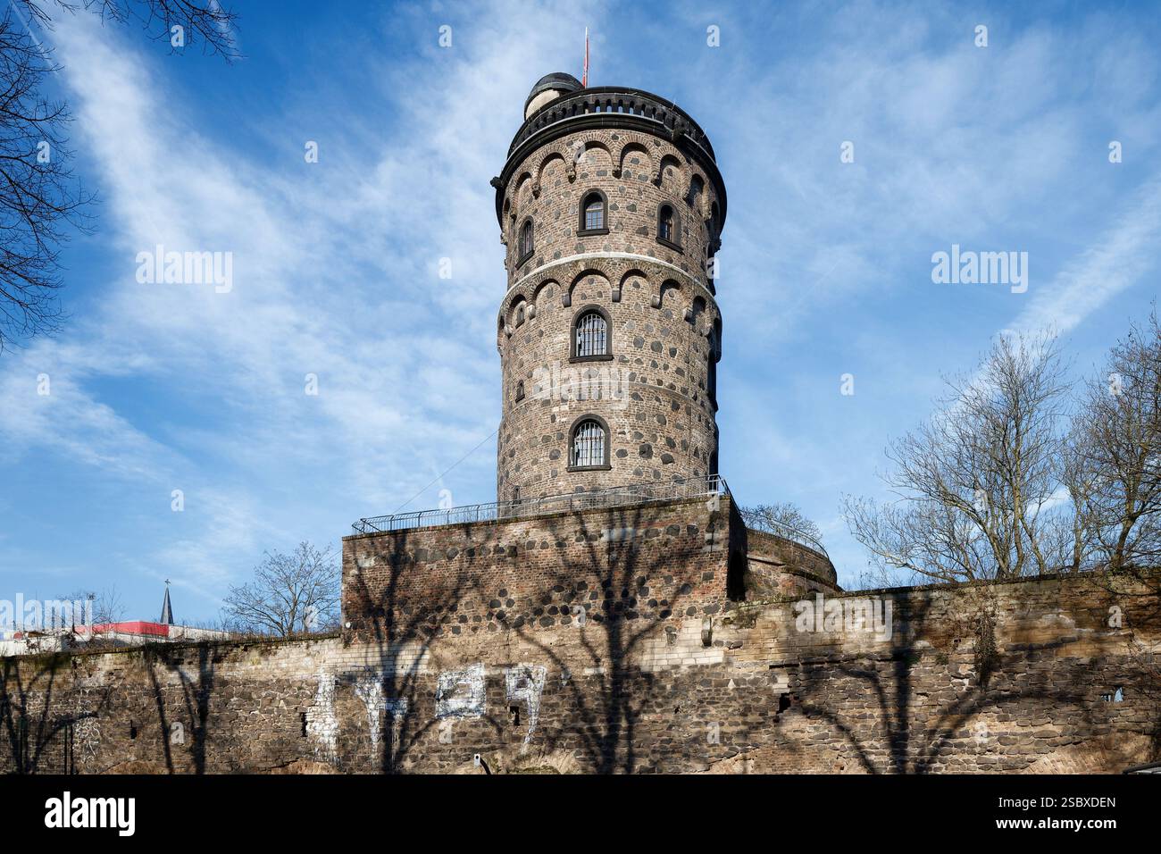 The former Bottmühle wind and grain mill from the 16th century in the ...