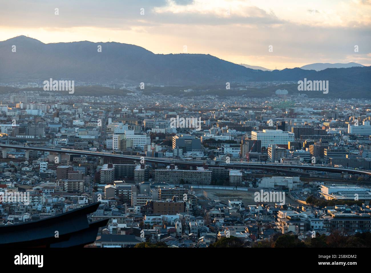 Sunset over kyoto city hi-res stock photography and images - Alamy