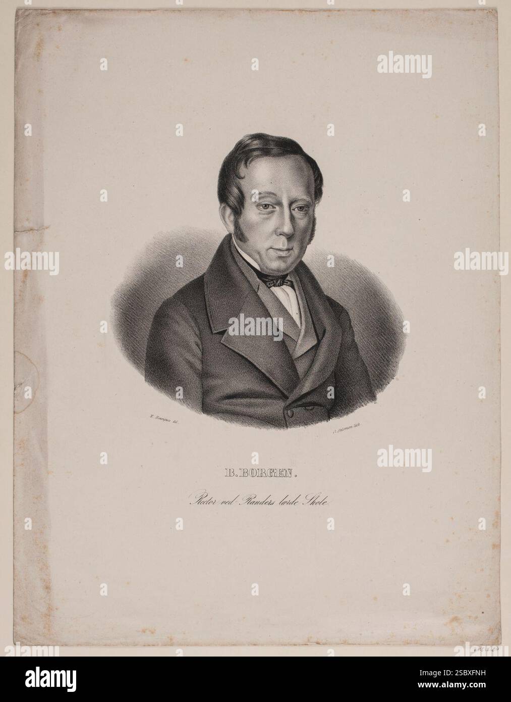 Geskel Saloman - Nathan Henriques, Bonaparte Borgen, 1843 Stock Photo ...