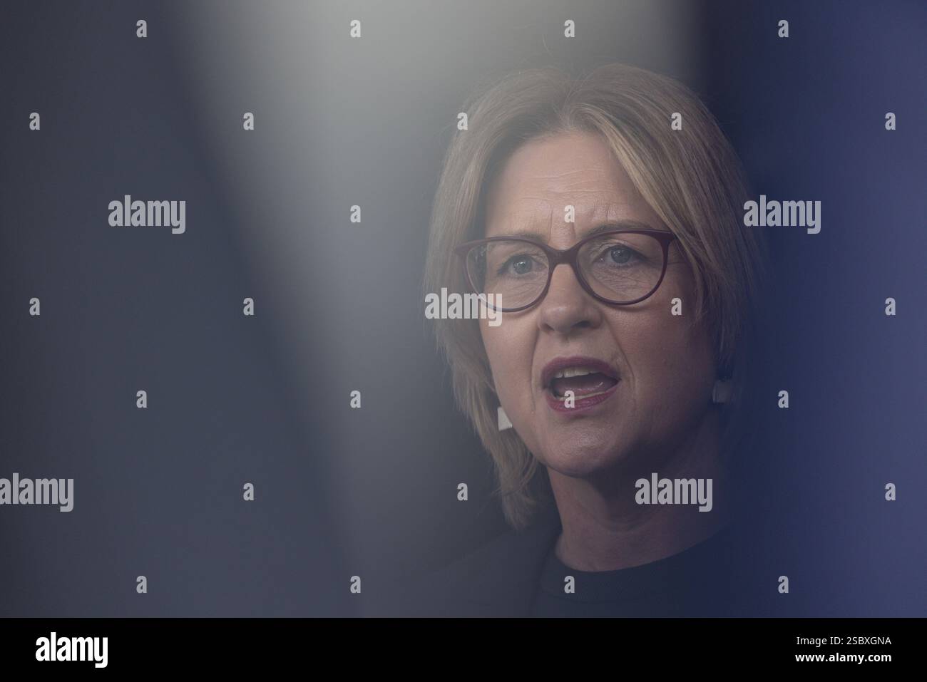 Victorian Premier Jacinta Allan speaks to media at Victorian Parliament ...