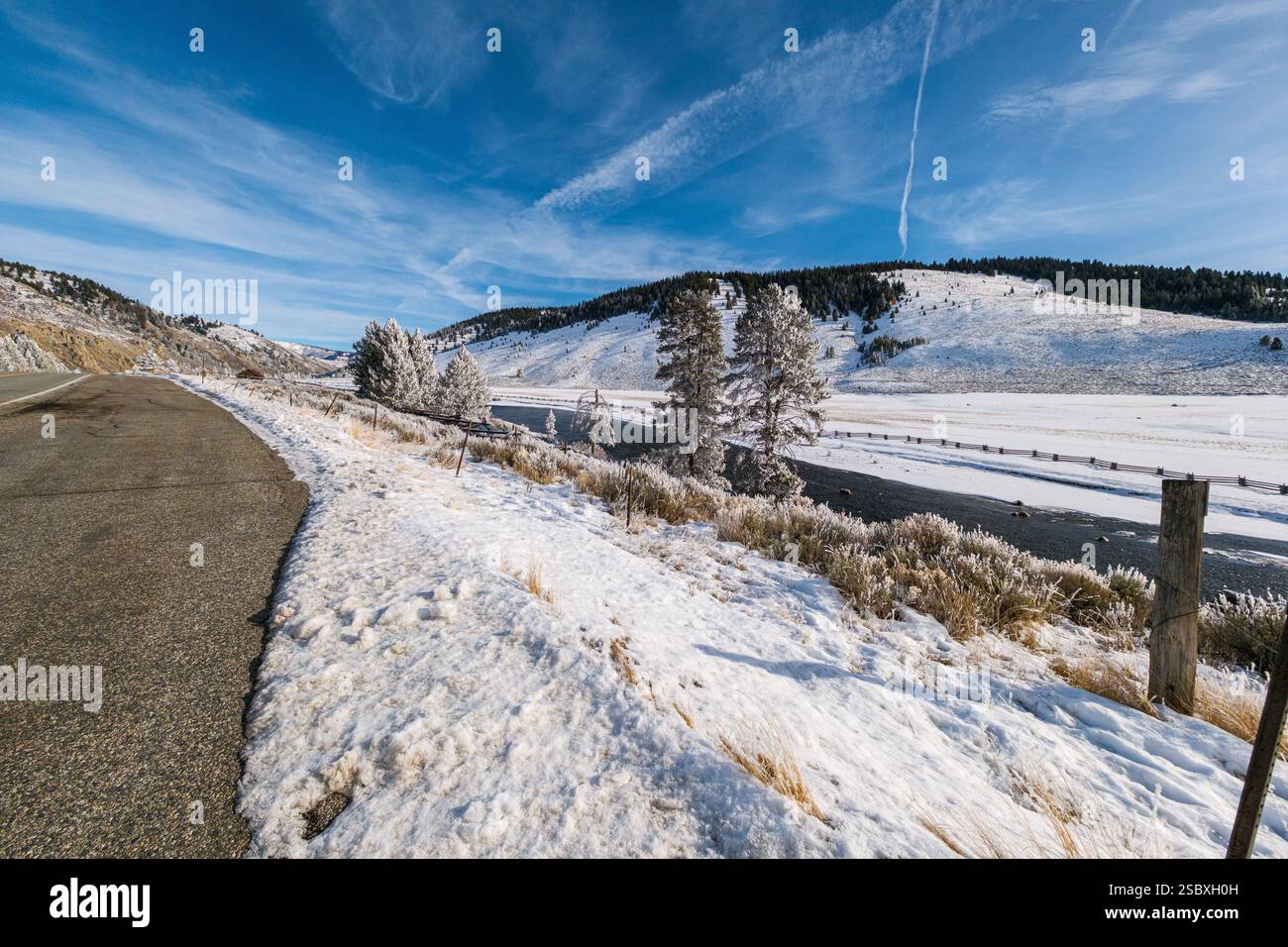 Winter in Stanley Idaho Stock Photo - Alamy