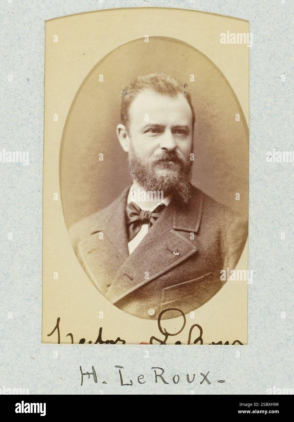 Hector Leroux photo--Caldarrosti scrapbook Stock Photo - Alamy