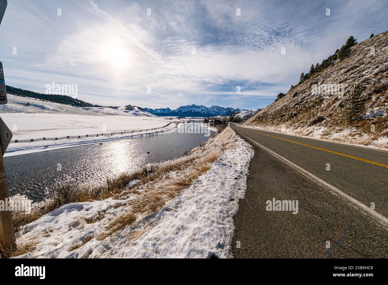 Winter in Stanley Idaho Stock Photo - Alamy