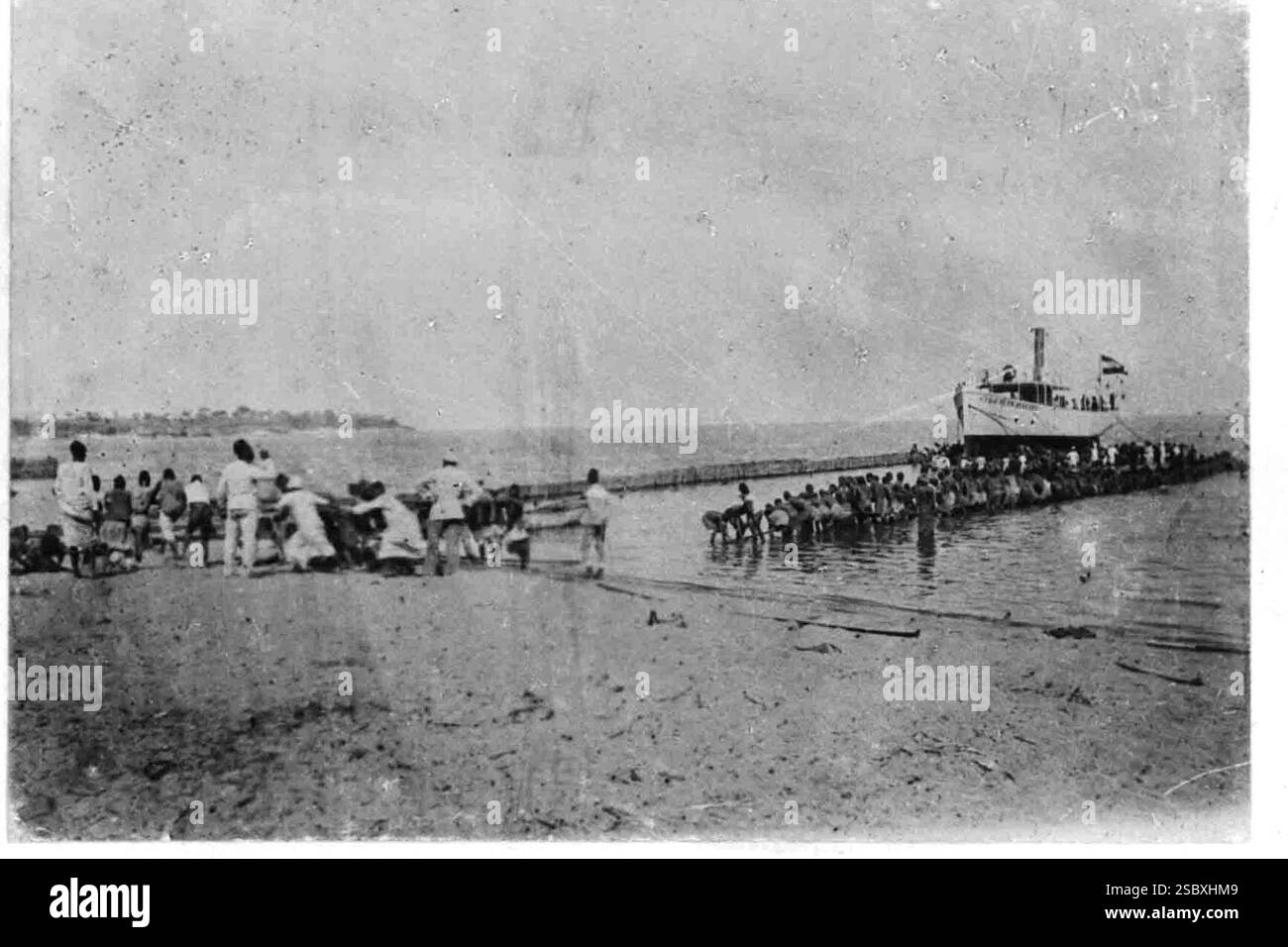 Hedwig von Wissmann (ship, 1897) launch Stock Photo - Alamy