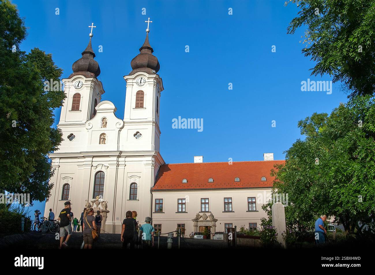 Magyarország; Ungarn; Hungary; Tihany Abbey, Benedictine monastery ...