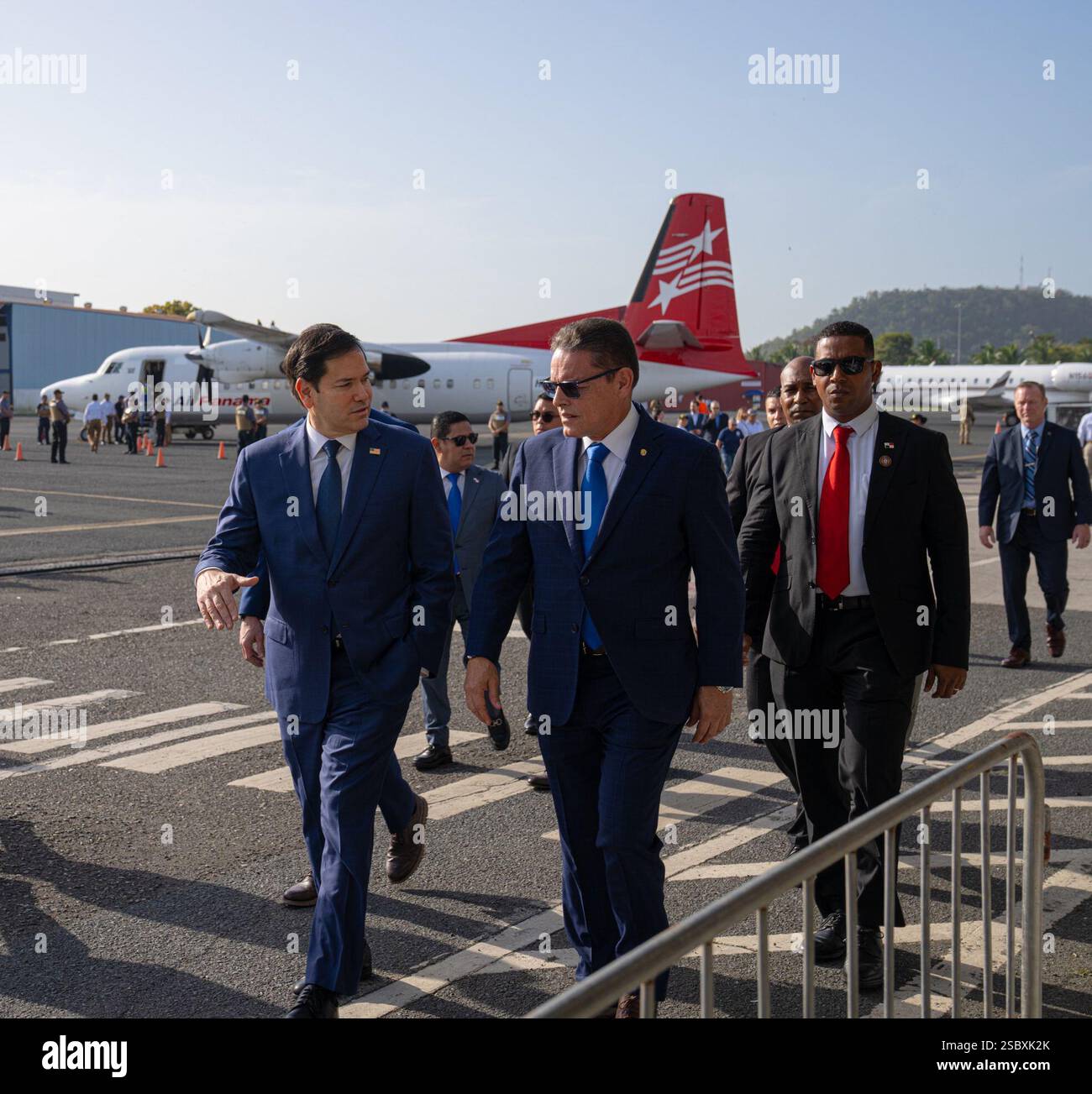 Secretary Marco Rubio observes a chartered repatriation flight in ...
