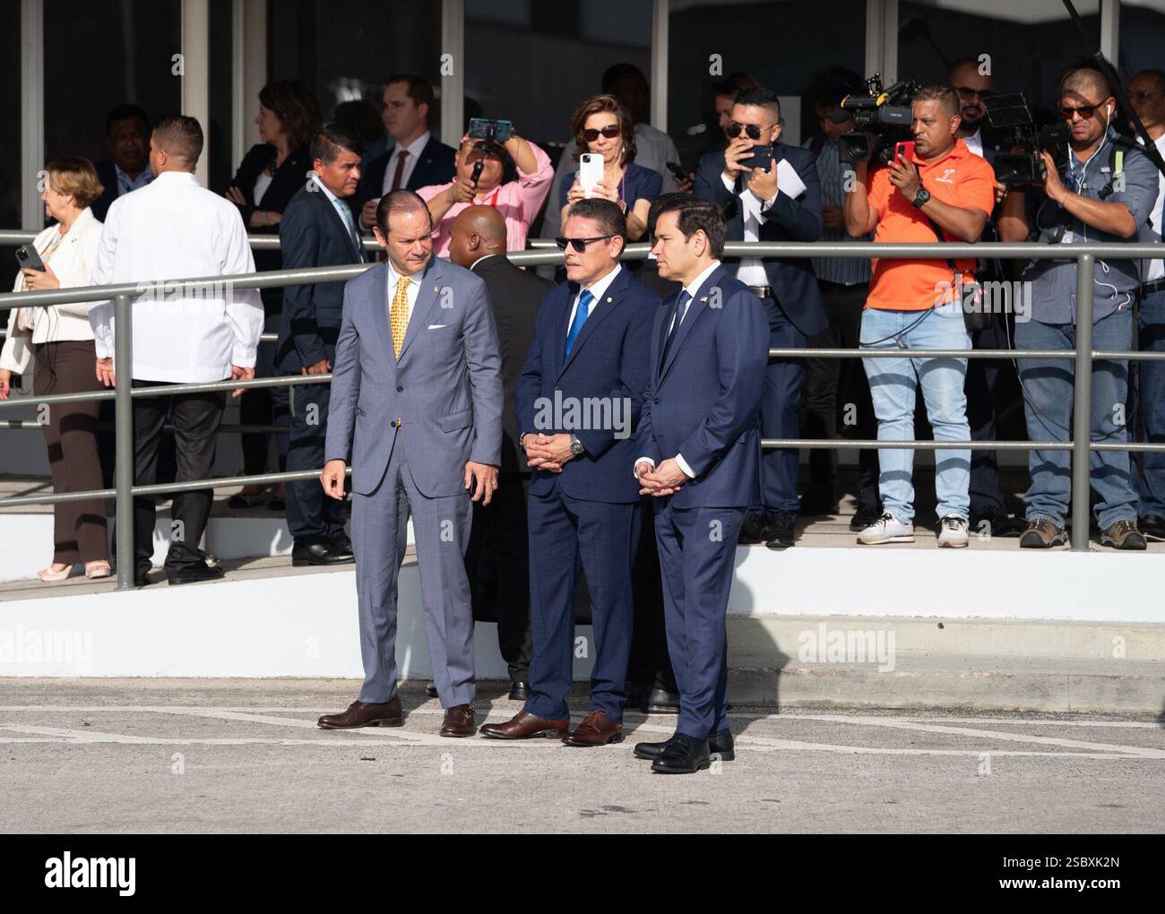 Secretary Marco Rubio, with Panama Foreign Minister Javier Martínez ...