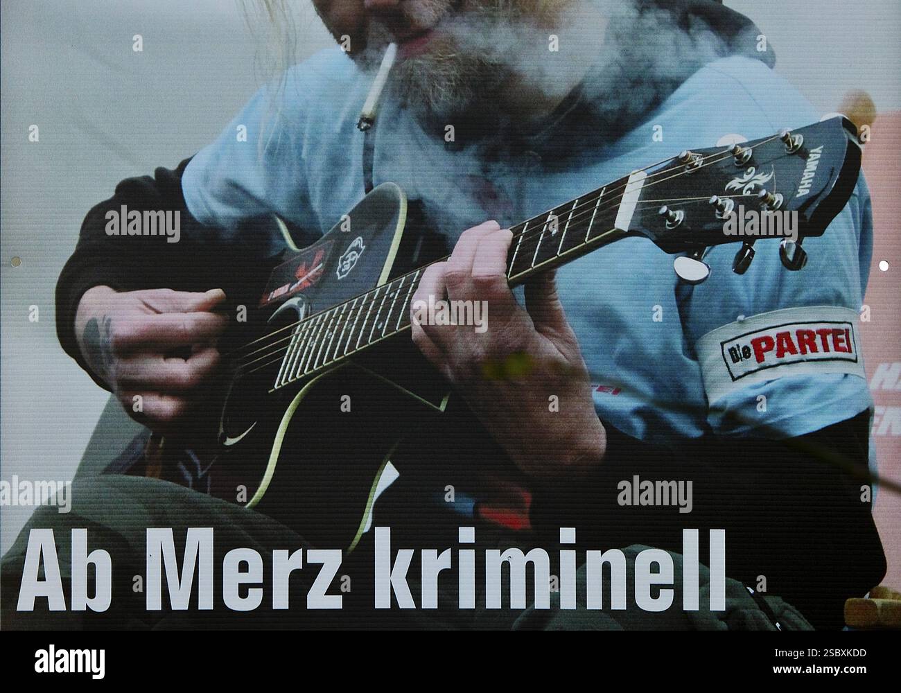 Excerpt from the election poster with Matthias Scholz, the direct ...