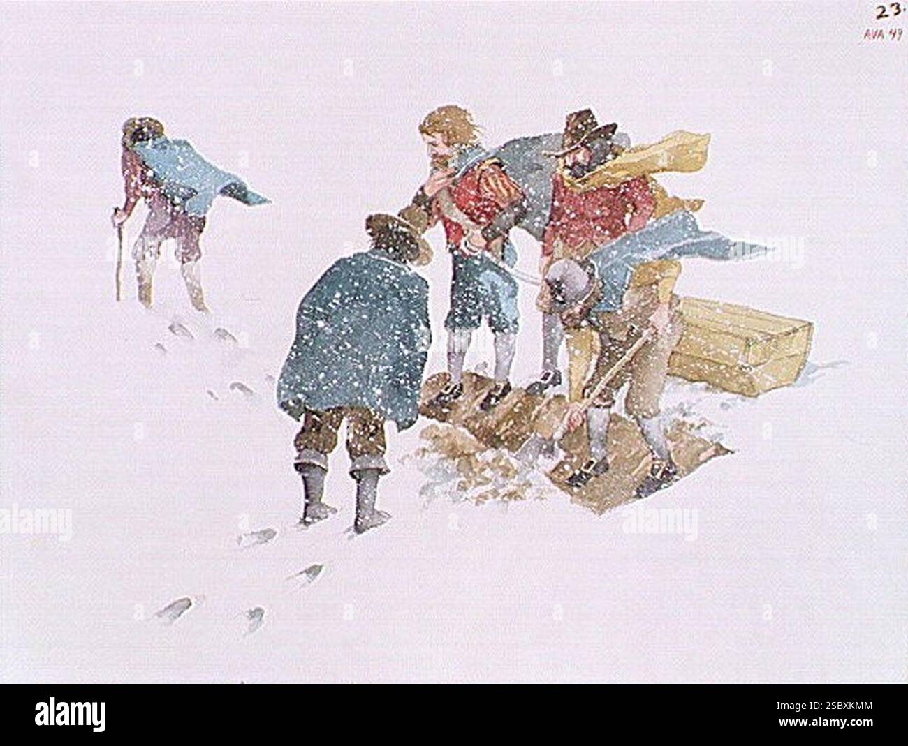 Heinly John - early colonial burial during winter storm (1609-1610 ...