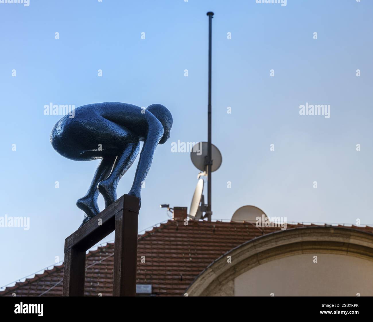 Change of Directions by Maria Miesenberger, group of figures in front ...