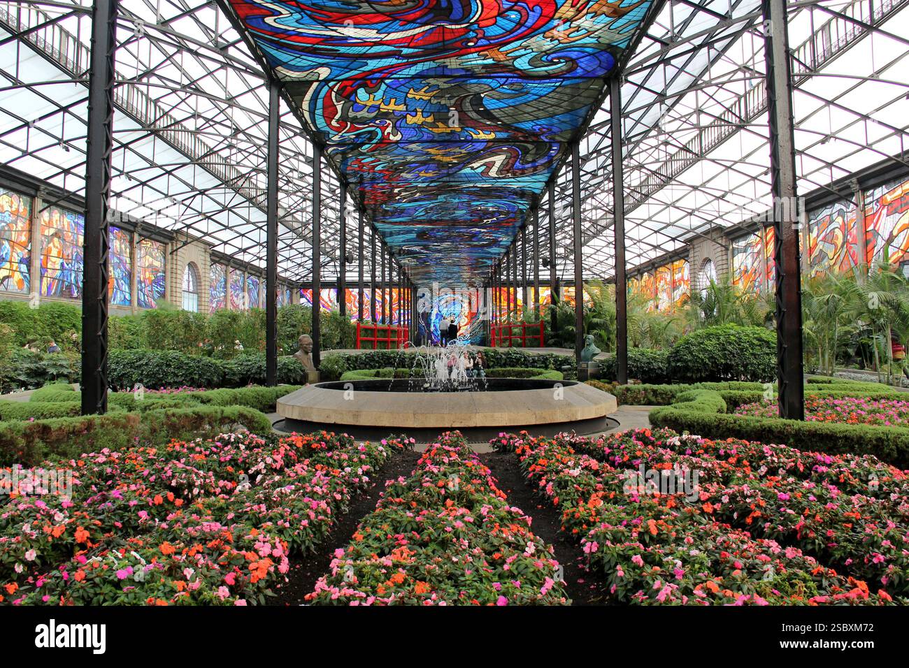 Toluca, Mexico State, Mexico - Jan 8 2025: Cosmovitral Botanical Garden ...