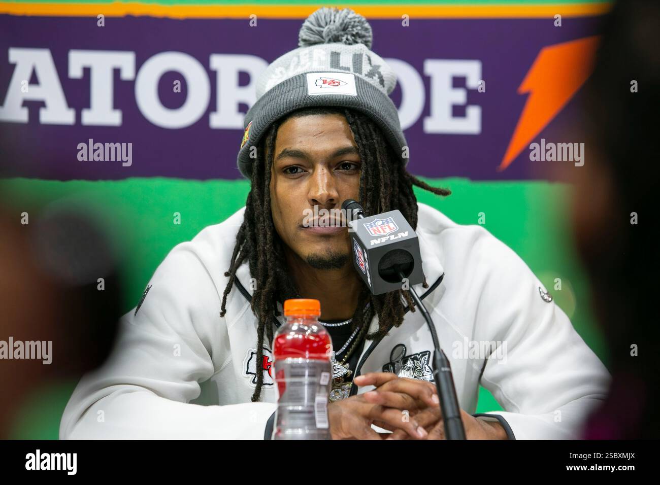 New Orleans, Louisiana, USA. 3rd February, 2025. Kansas City Chiefs ...