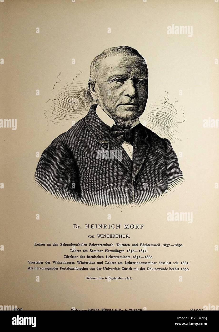 Heinrich Morf 1818-1899 Stock Photo - Alamy