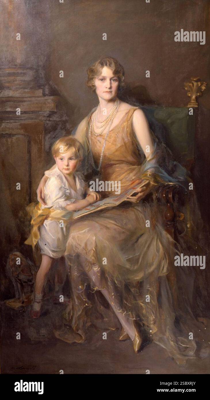 Helen Percy, Duchess of Northumberland, and Lord Geoffrey William Percy ...