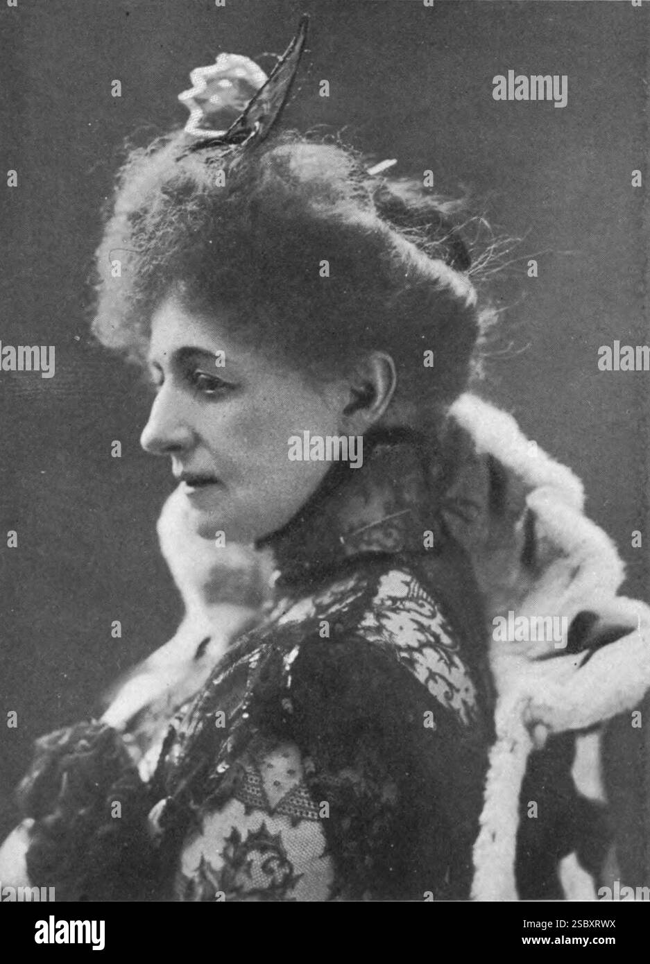Helena Modjeska, stage actress. Baker, Columbus Stock Photo - Alamy
