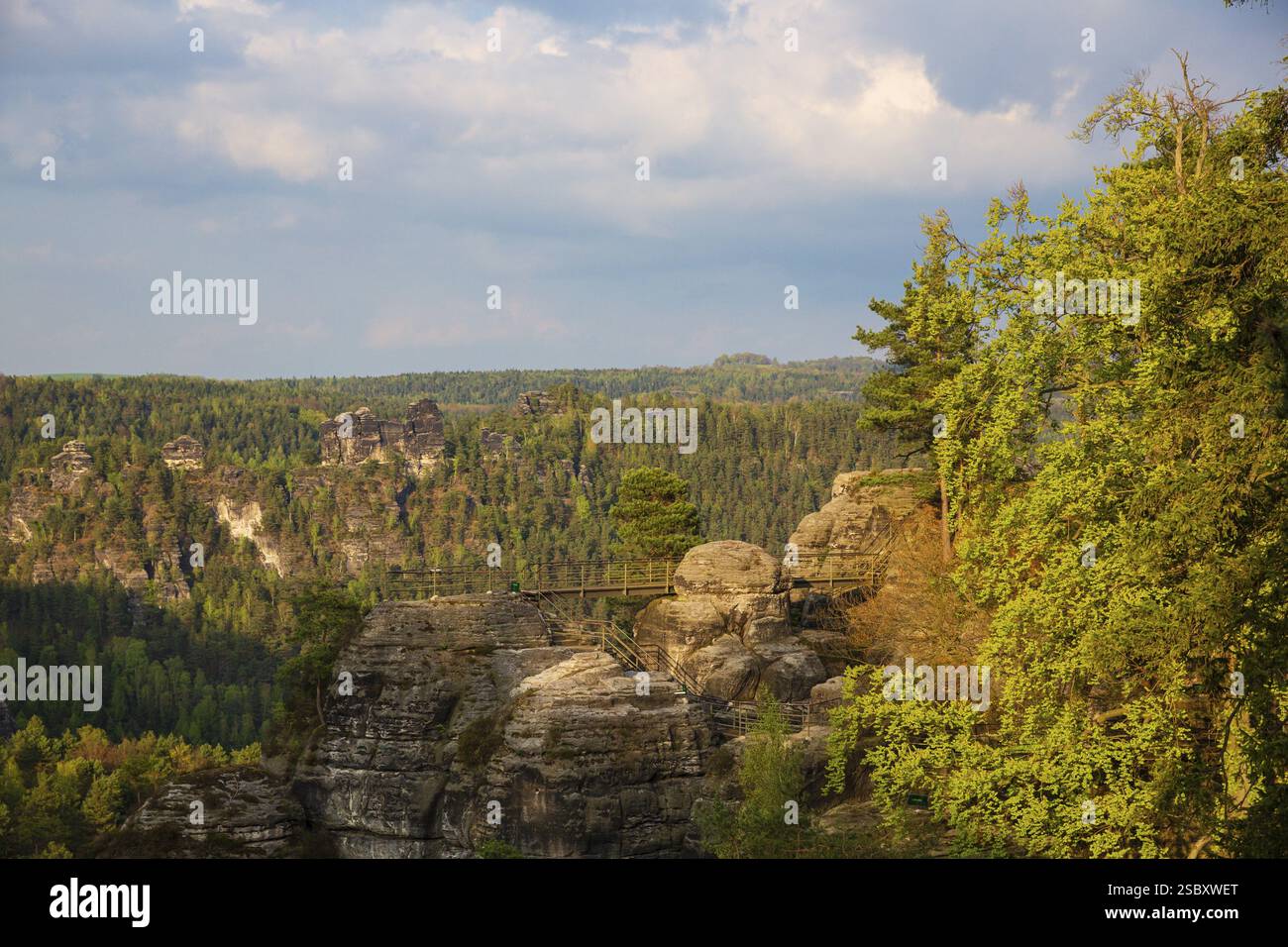 Bastei rocks hi-res stock photography and images - Alamy