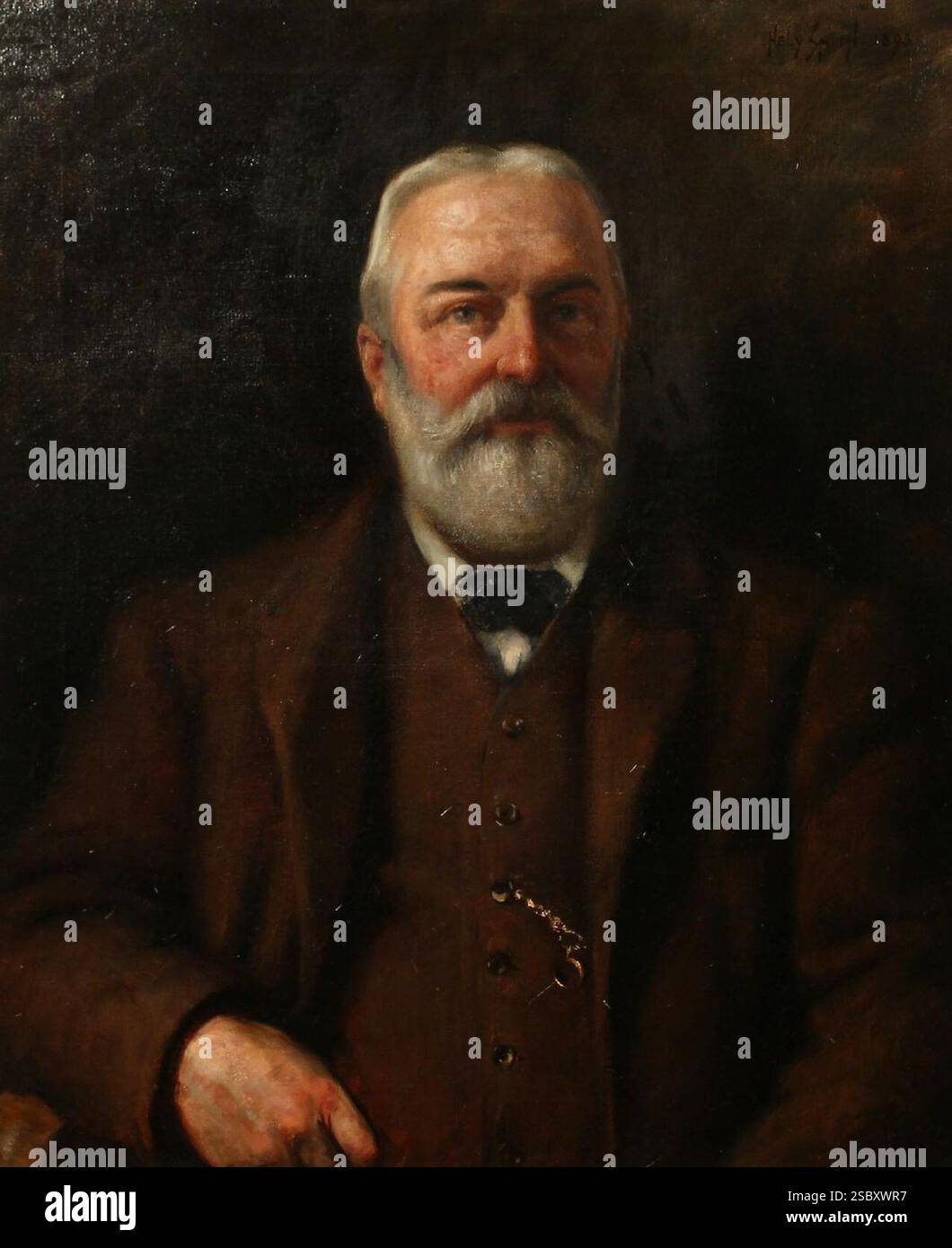 Hely Augustus Morton Smith - British, A full-length portrait of a gentleman, oil on canvas ...