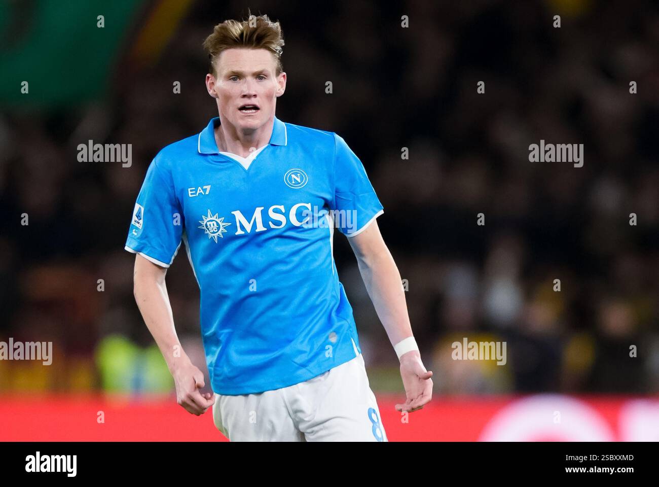 Rome, Italy. 02nd Feb, 2025. Scott McTominay of SSC Napoli looks on ...